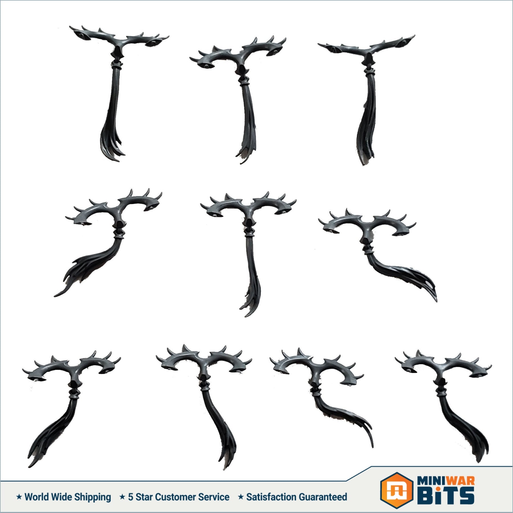 Namarti Thralls Neck Crest Bits - MiniWar Bits