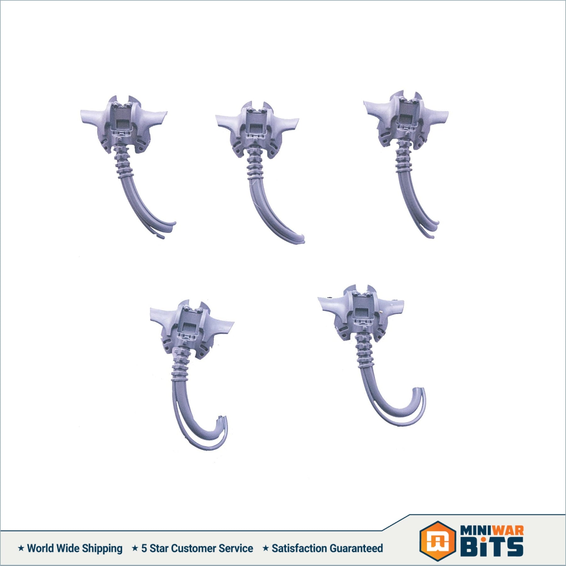 Necron Immortal Back Torso Bits (x5) - Warhammer 40k - MiniWar Bits