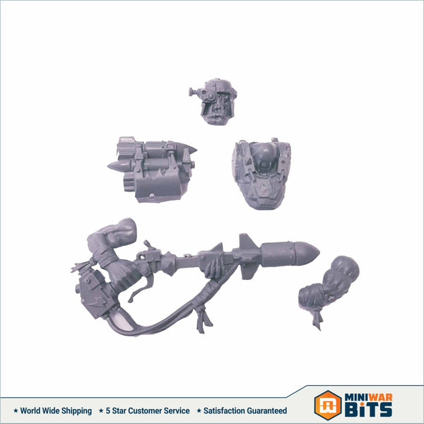 Ork Boyz Rokkit Launcher Upgrade Bit Set - MiniWar Bits