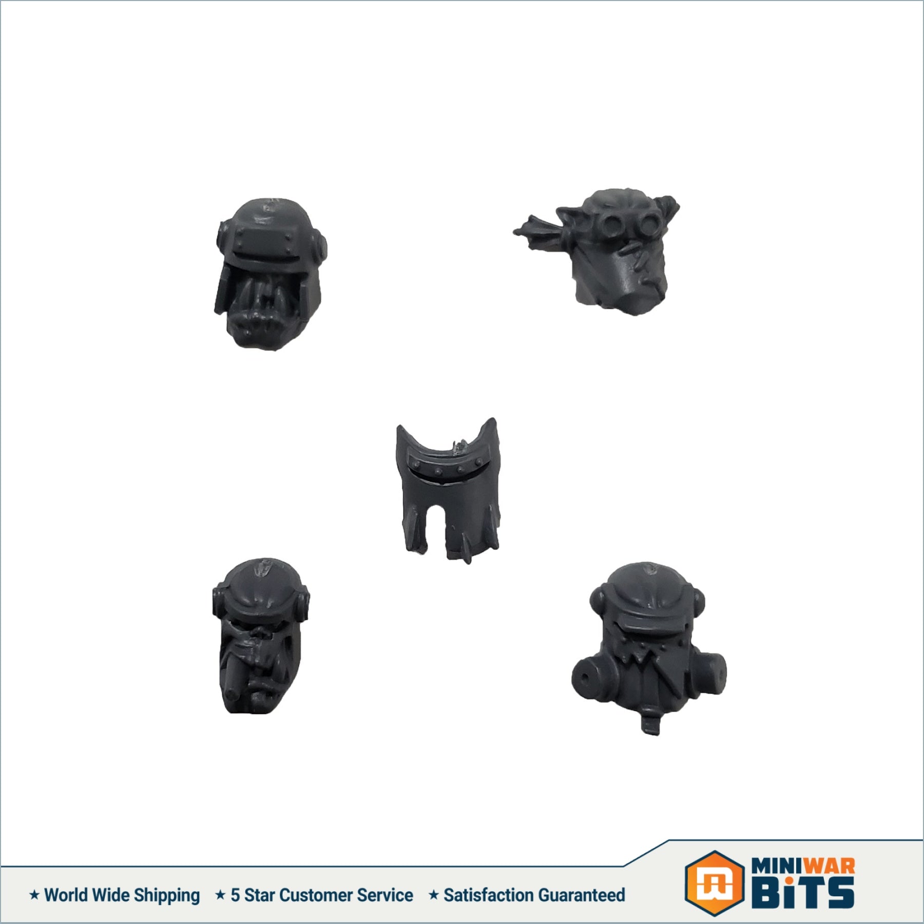 Ork Burna Boyz Head Bits - MiniWar Bits