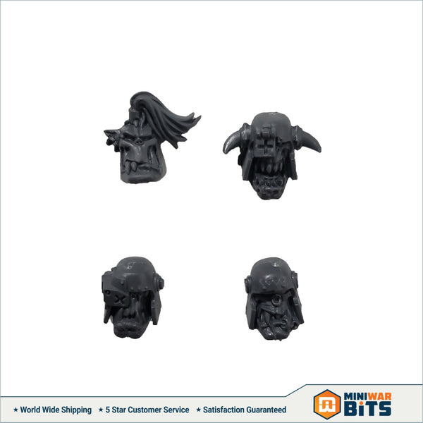 Ork Lootas Head Bits - MiniWar Bits