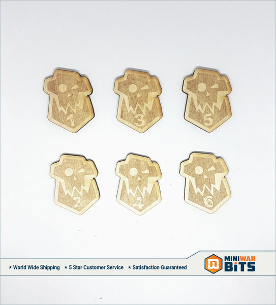 Ork Objective Marker Set - MiniWar Bits