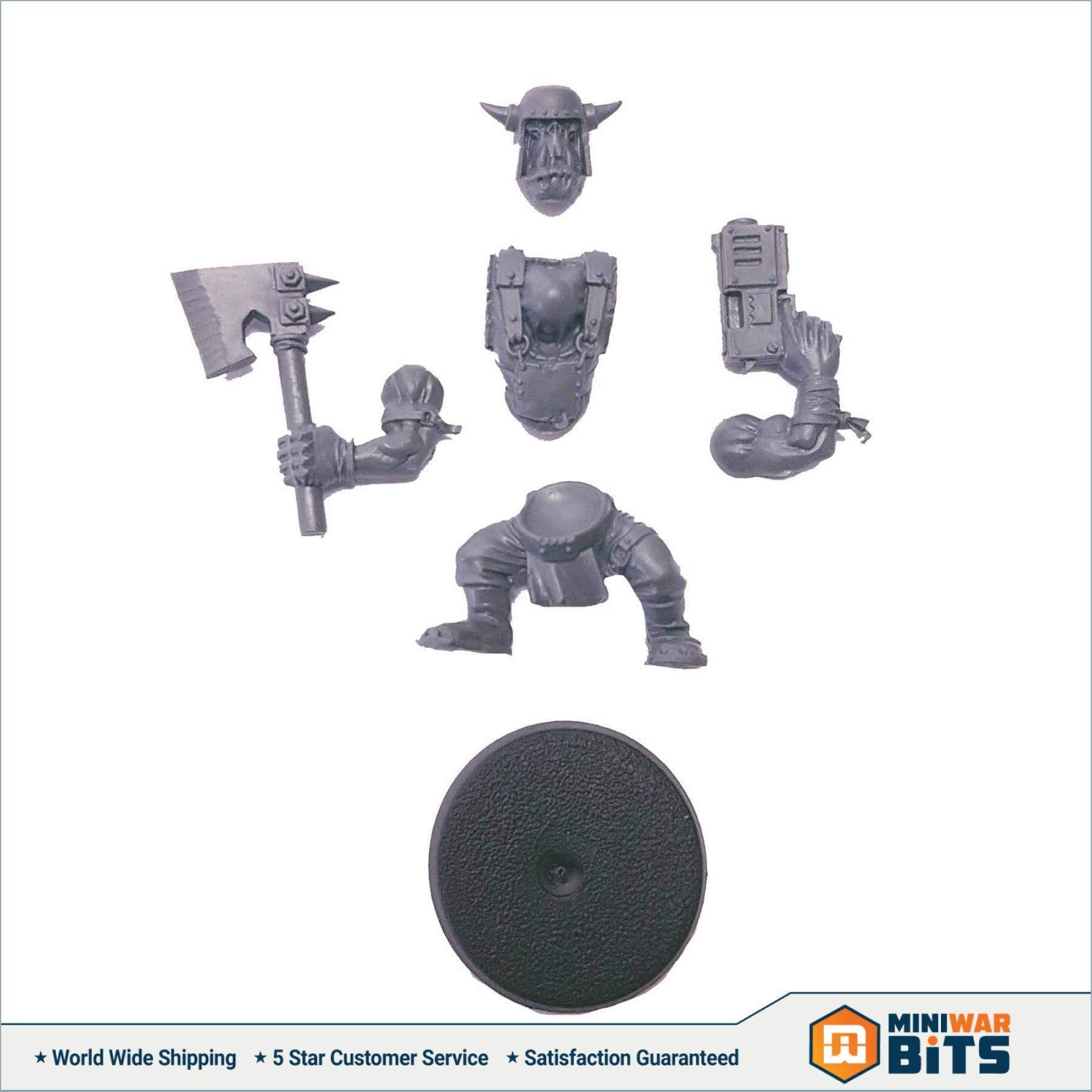 Ork Slugga & Choppa Boy Single Model Figure Bits - Warhammer 40k Ork B ...