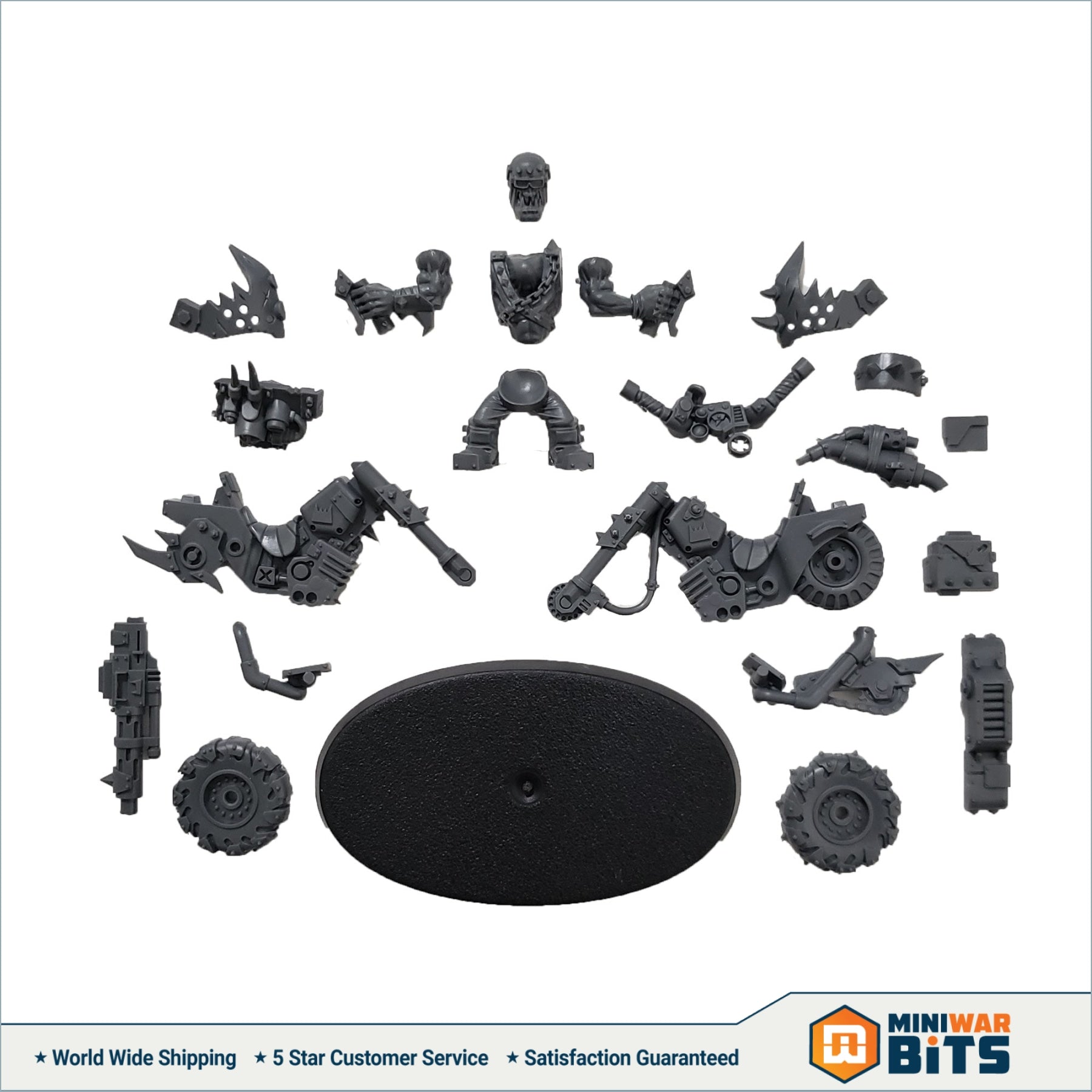 Ork Warbiker Mob Single Figure - MiniWar Bits