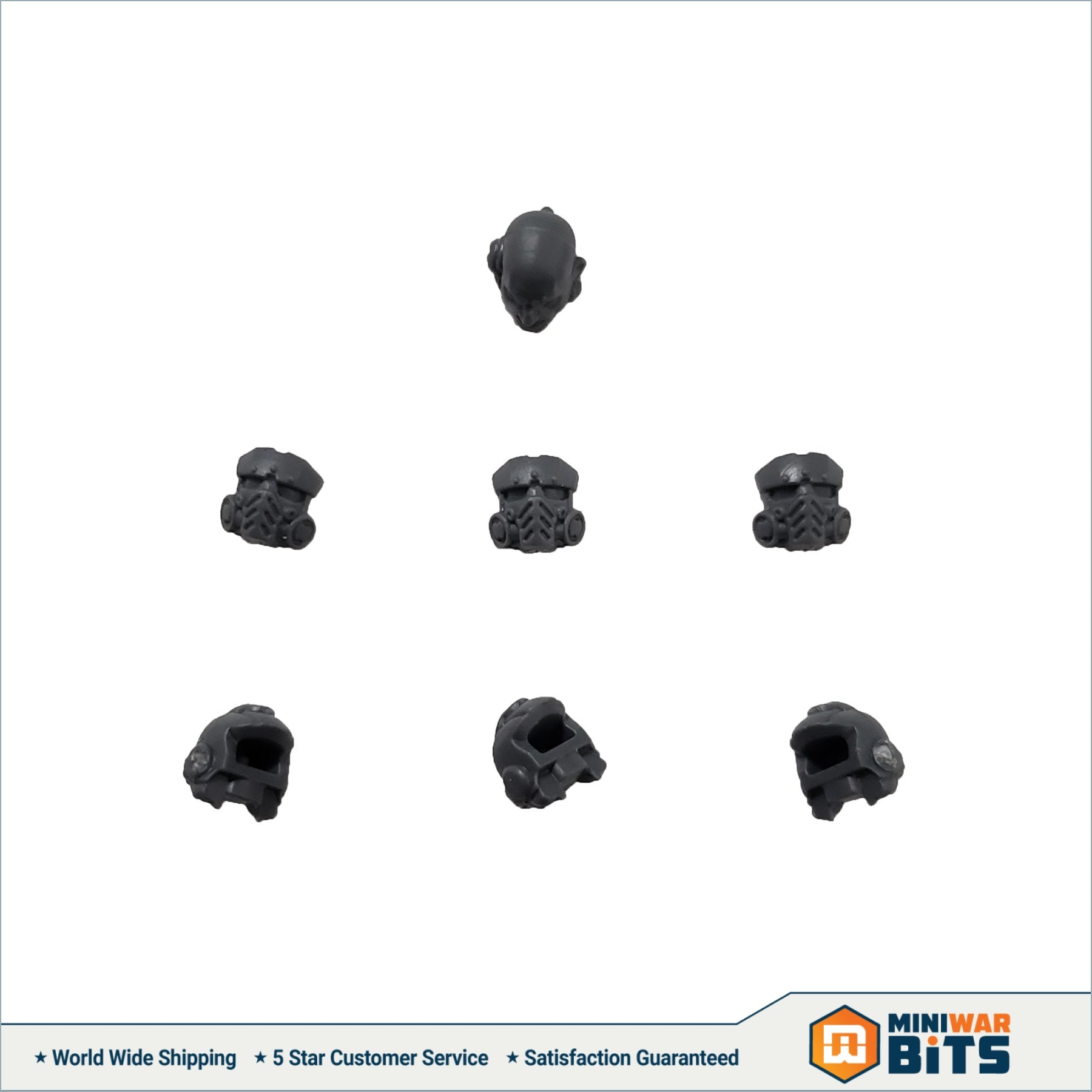 Palanite Subjugator Patrol Head Bits - MiniWar Bits