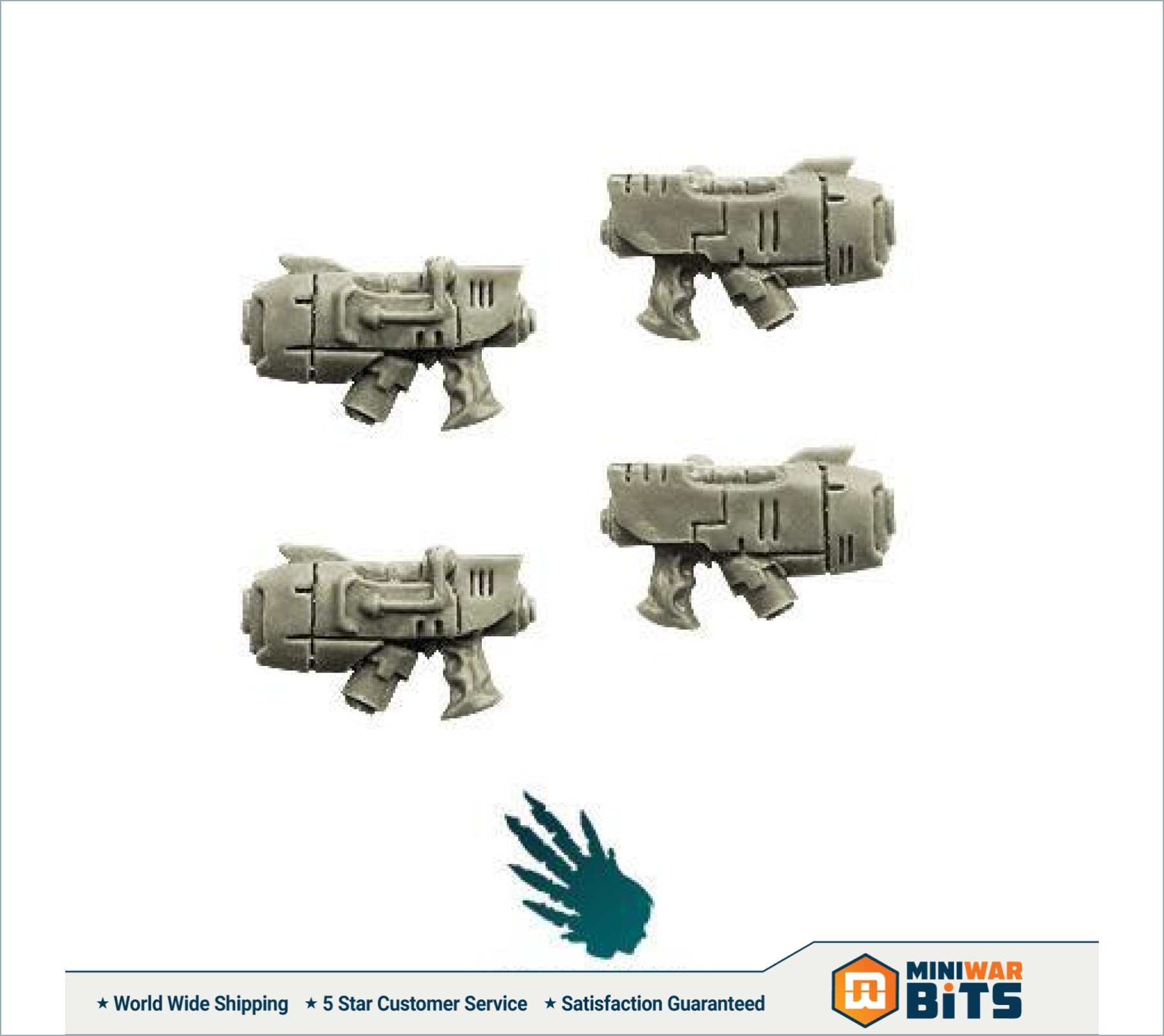 Pistols with Plasma Core Bits - MiniWar Bits