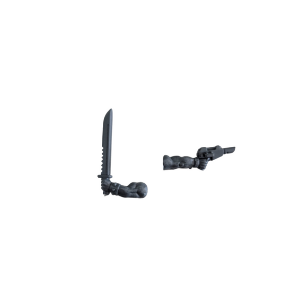 Catachan Jungle Fighters Laspistol & Machete Sword Bits - MiniWar Bits