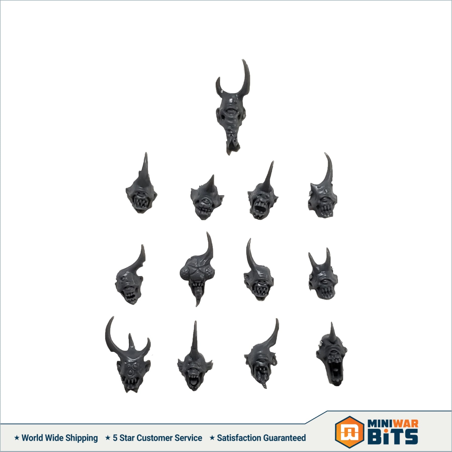 Plaguebearers of Nurgle Head Bits - MiniWar Bits