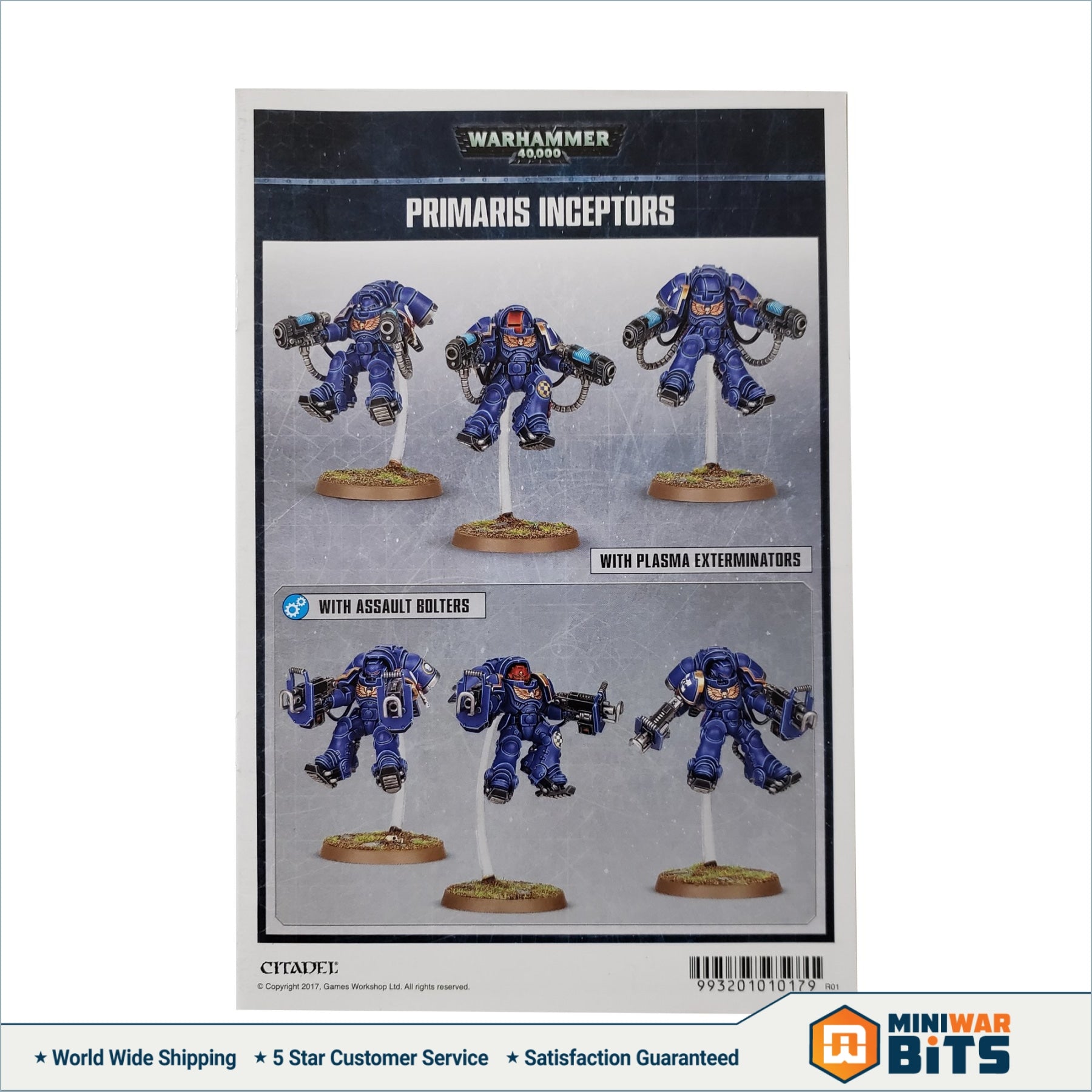 Primaris Inceptor Instruction Manual - MiniWar Bits
