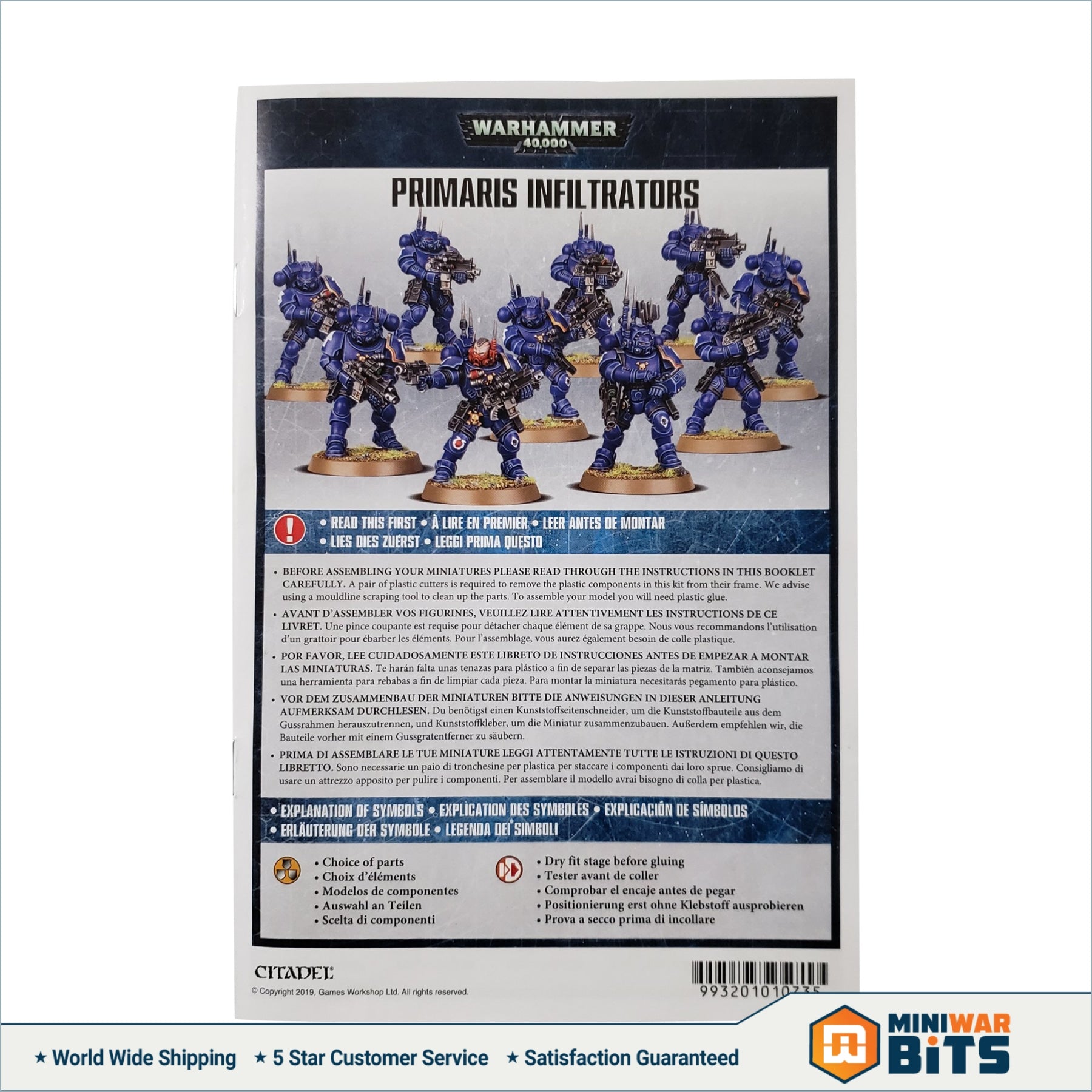 Primaris Infilitrator Instruction Manual - MiniWar Bits