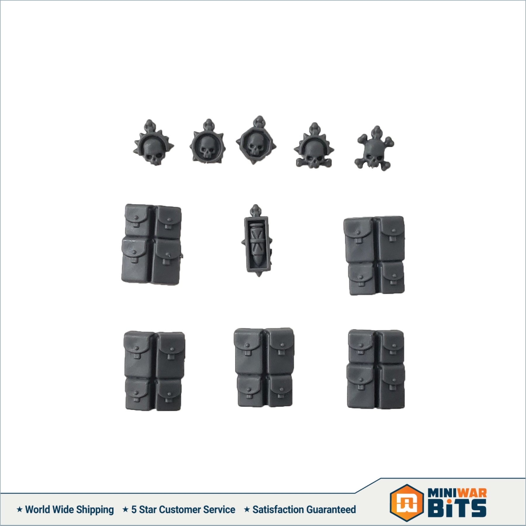 Primaris Infilitrators Incursors Pouch Accessory Bits - MiniWar Bits