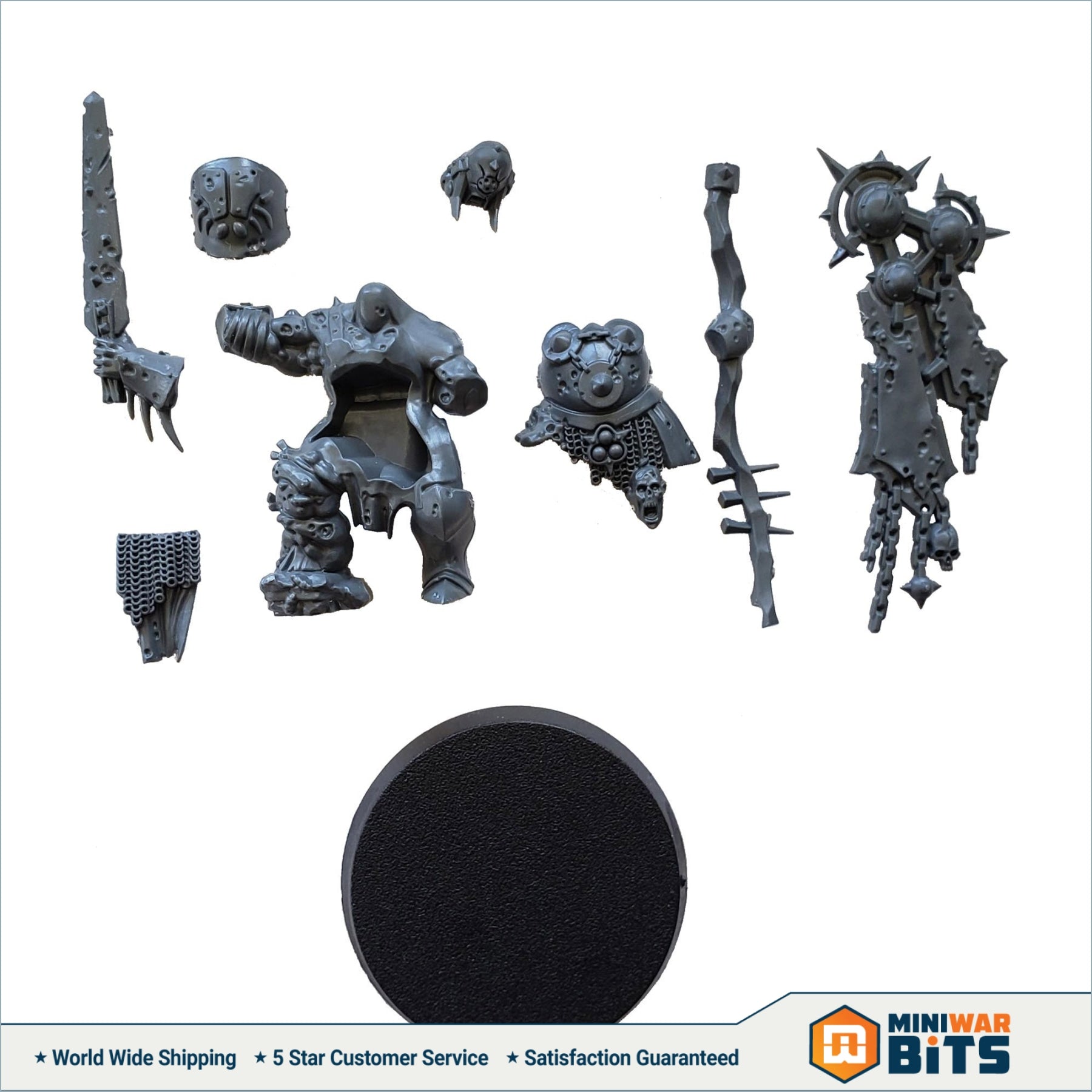 Putrid Blightking Iconbearer Single Figure - MiniWar Bits
