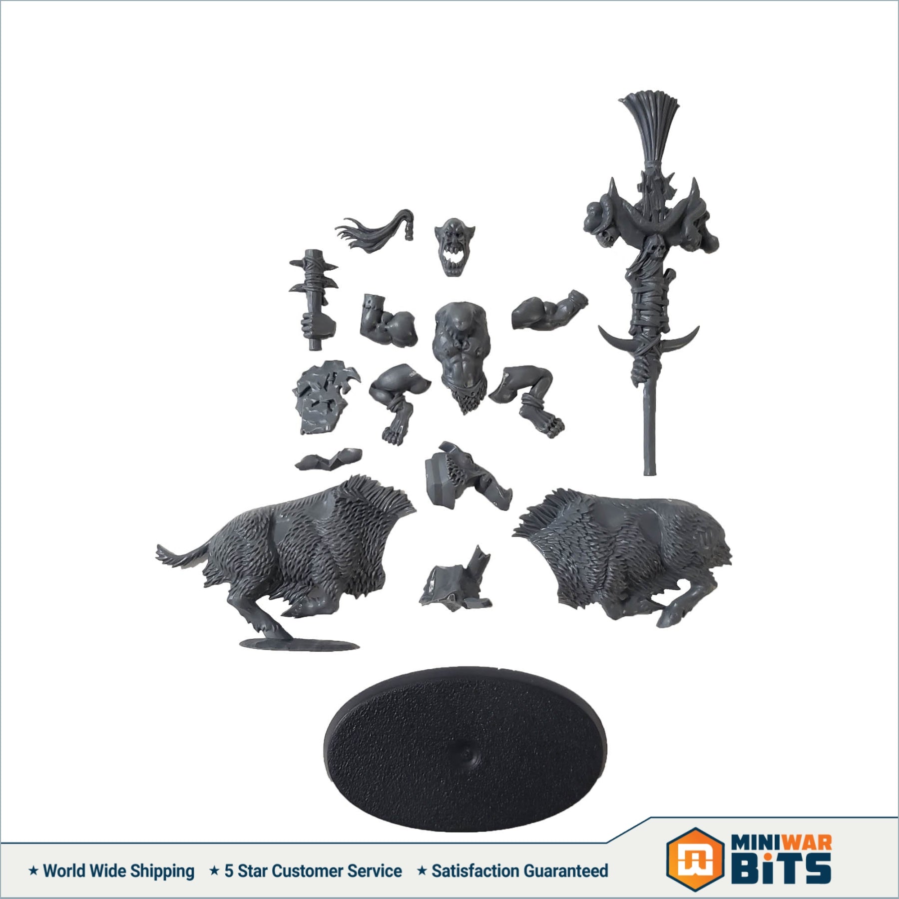 Savage Boarboy Totem Single Figure - MiniWar Bits