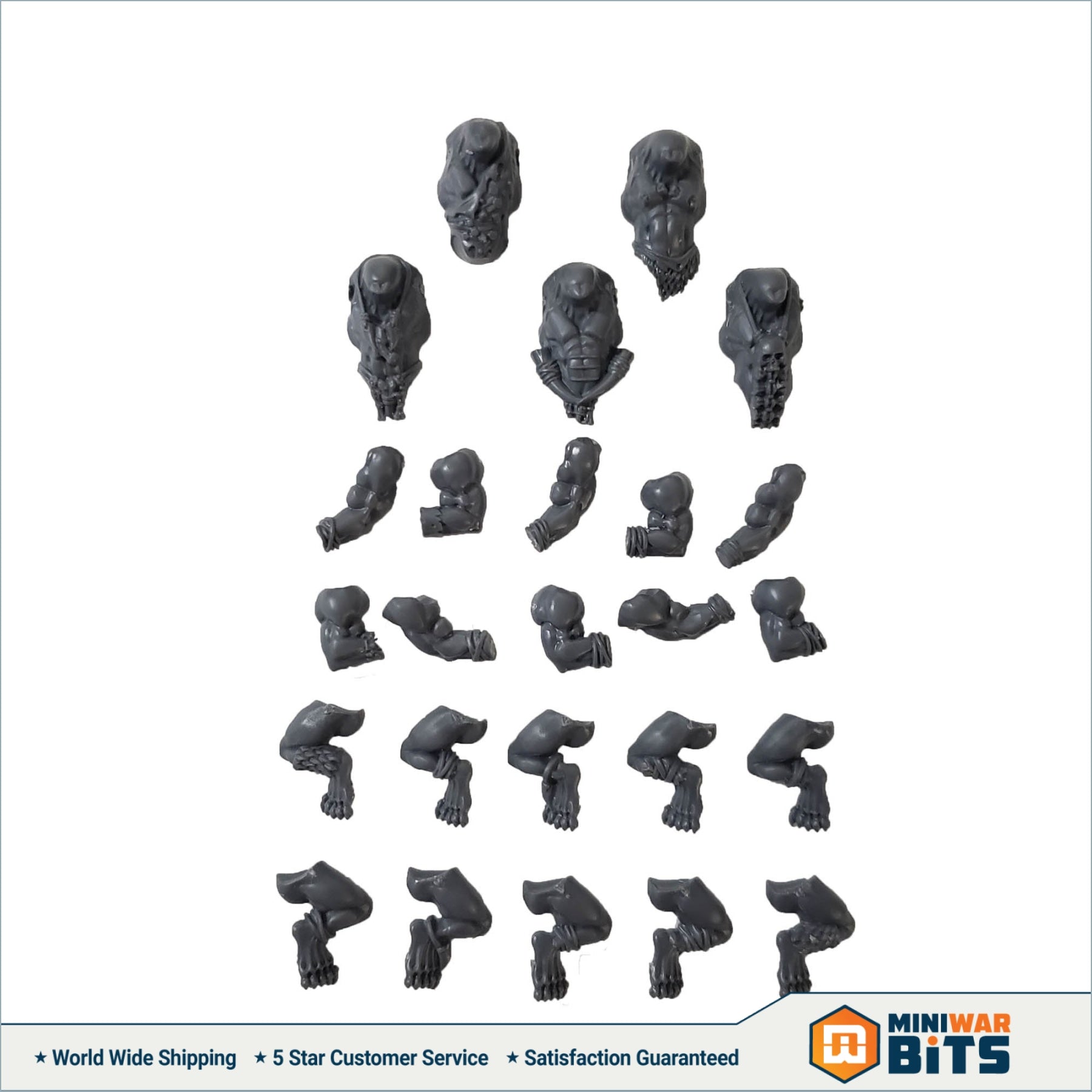 Savage Boarboys Torso Leg Bits - MiniWar Bits