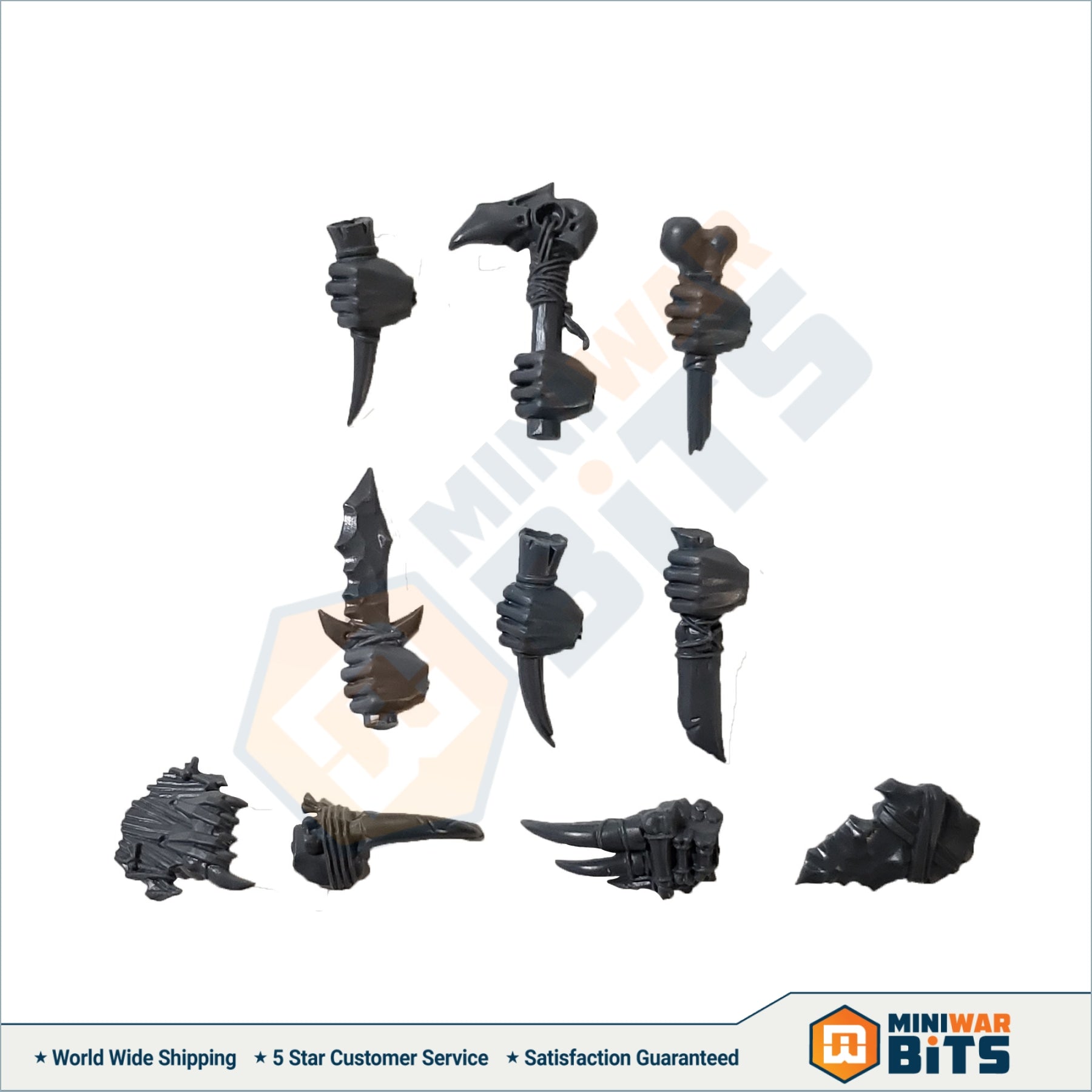 Savage Orruk Morboys Toof Shive Bits - MiniWar Bits