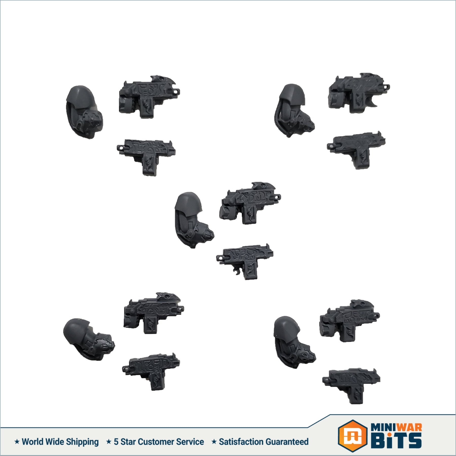 Scarab Occult Terminator Inferno Combi bolter Arm Bits - MiniWar Bits
