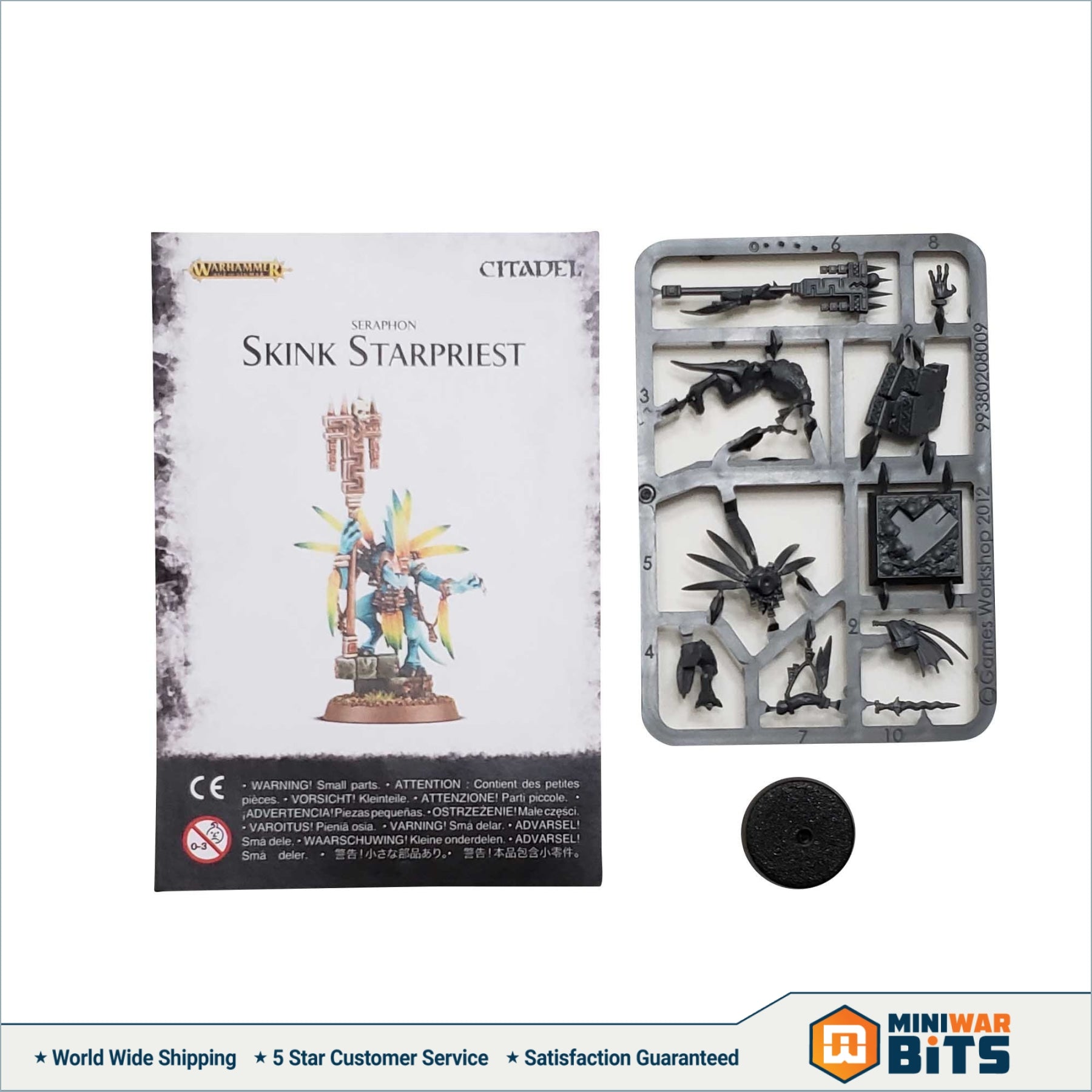 Skink Starpriest Character Sprue - MiniWar Bits