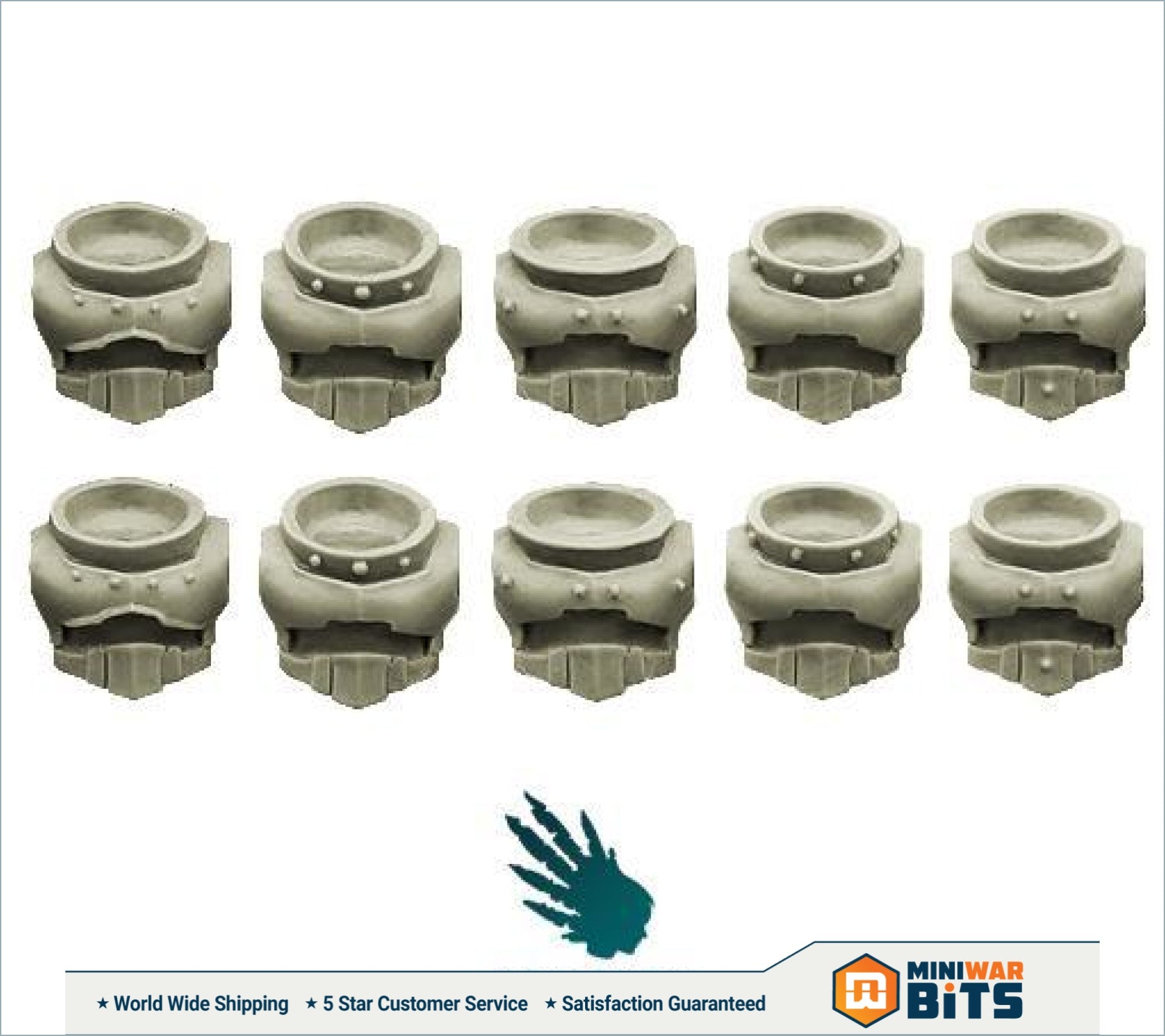 Space Knights Torsos Bits - MiniWar Bits