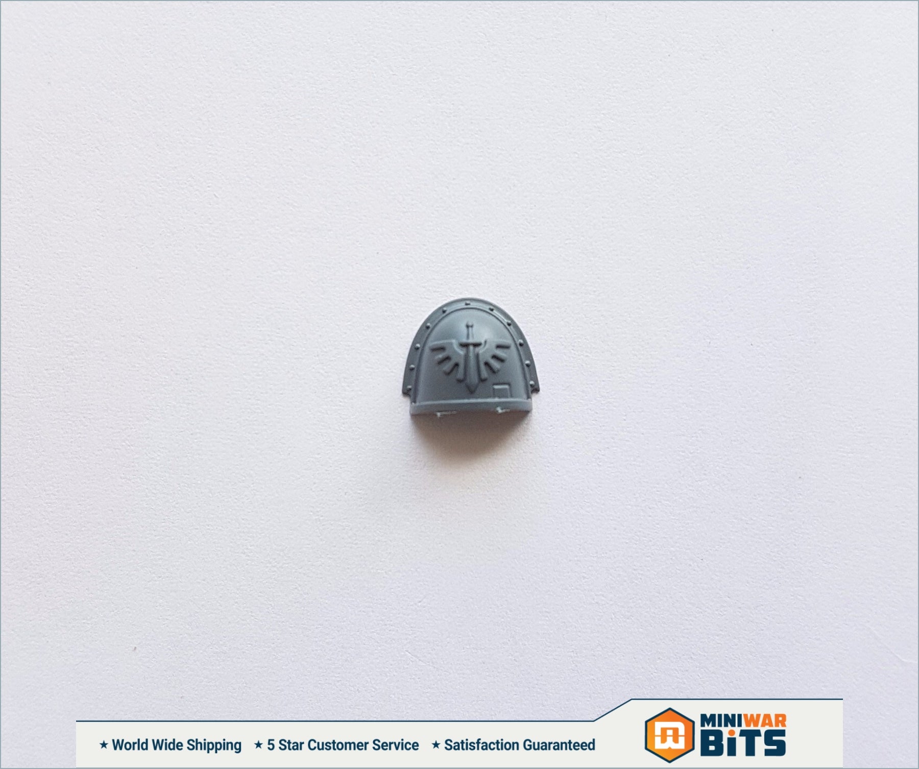 Space Marine Dark Angel Upgrade Shoulder Pad Bi - MiniWar Bits