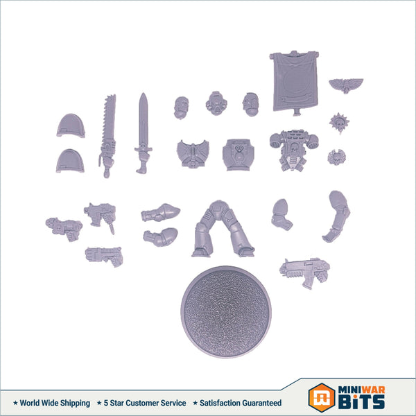Space Marine Sergeant Single Figure Model Bits - MiniWar Bits