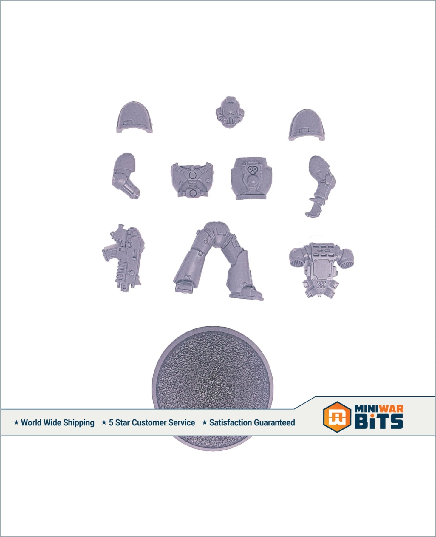 Space Marine Tactical Squad Single Figure Model Bits - MiniWar Bits