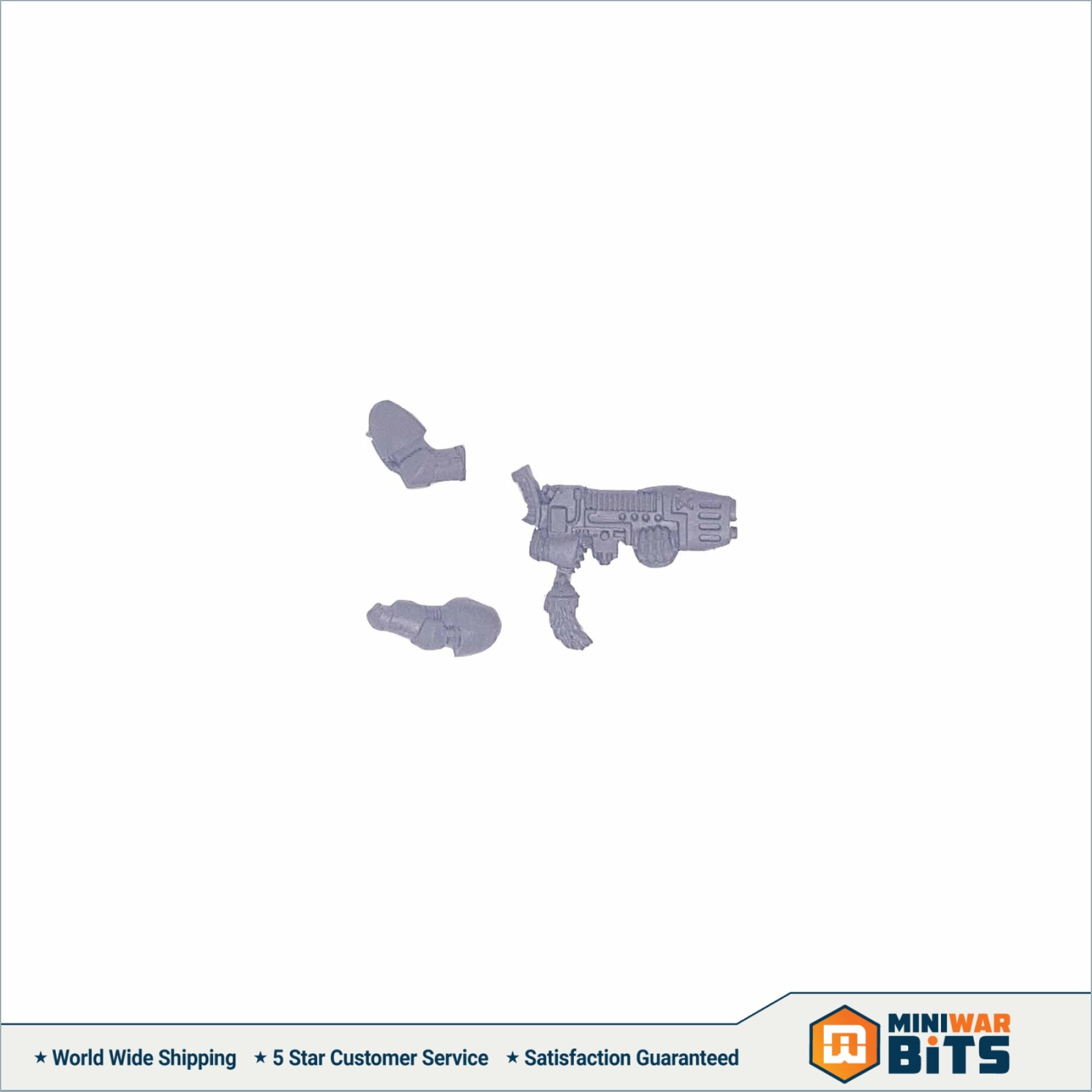 Space Wolves Long Fang Plasma Gun Bits - MiniWar Bits