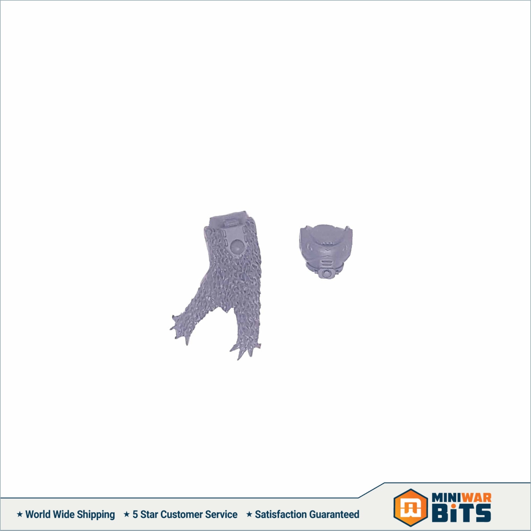 Space Wolves Wolf Cloak Torso Bits - MiniWar Bits