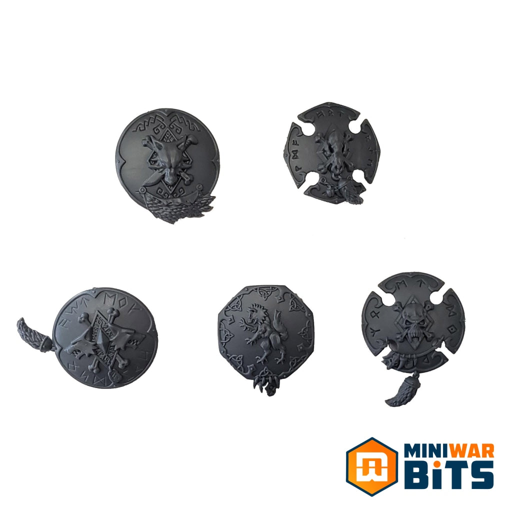 Space Wolves Wulfen Storm Shield Bits - MiniWar Bits