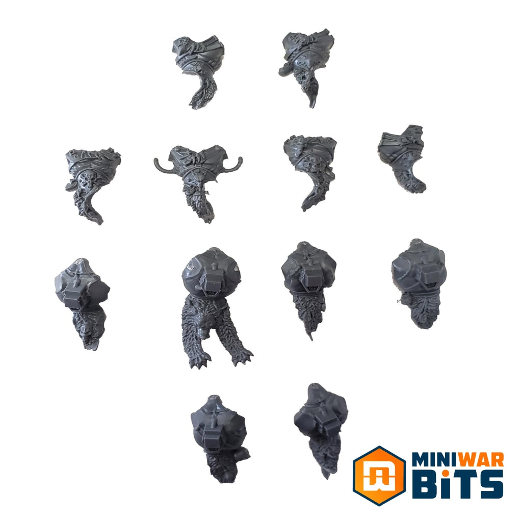 Space Wolves Wulfen Torso Bits - MiniWar Bits