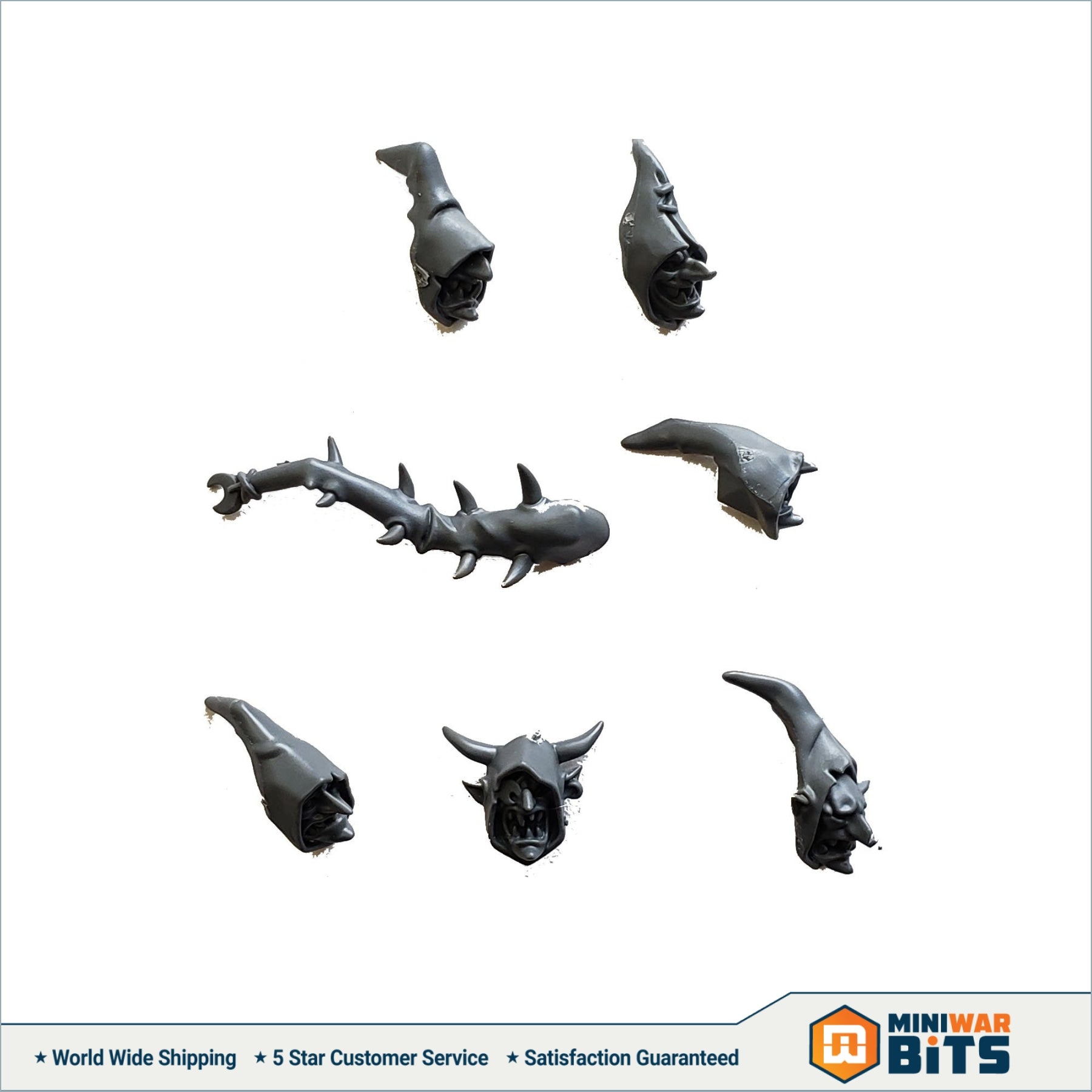 Squig Hopper Head Bits - MiniWar Bits