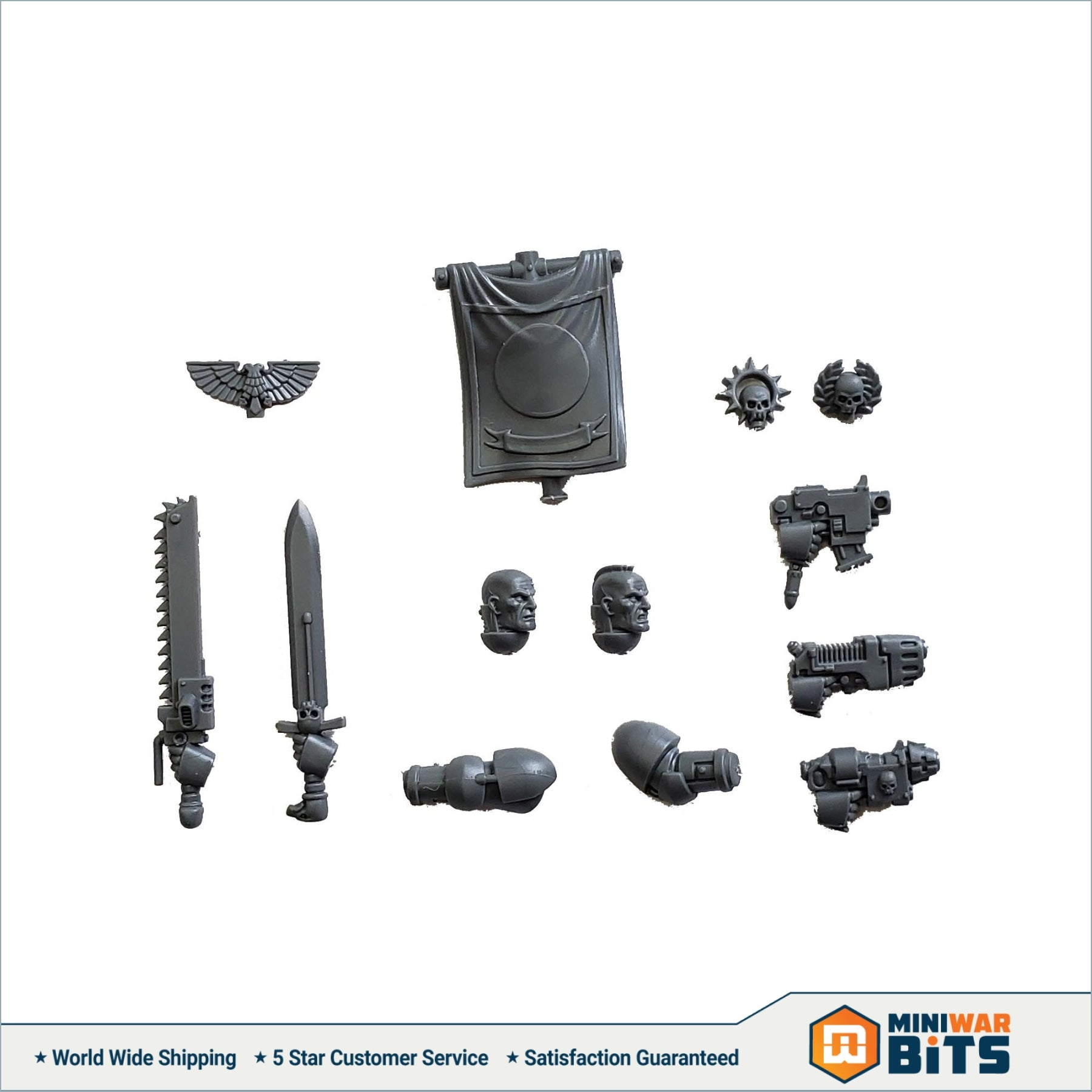 Tactical Squad Sergeant Upgrade Bits - MiniWar Bits