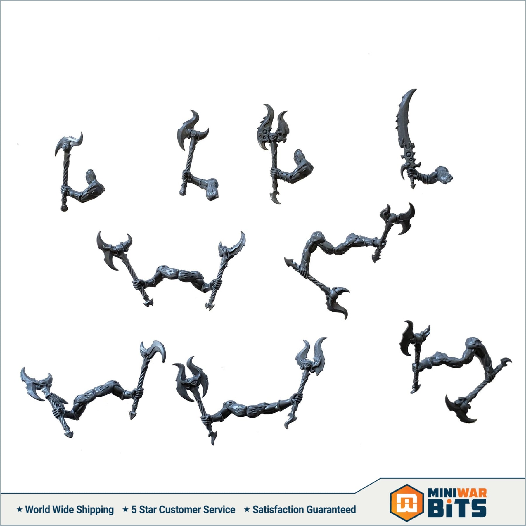 Tzaangor Axe & Pick Bits - MiniWar Bits