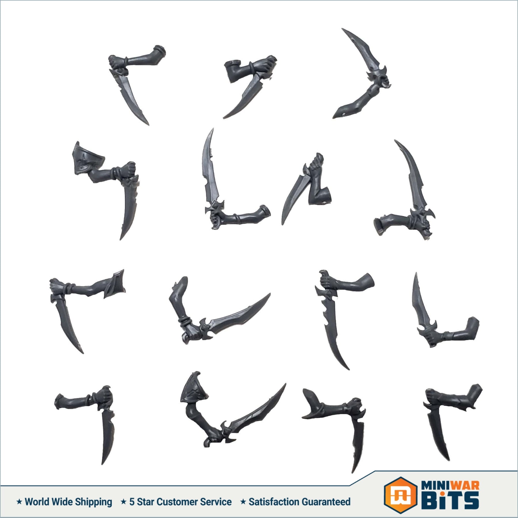 Witch Aelves Sacrificial Knife Bits - MiniWar Bits