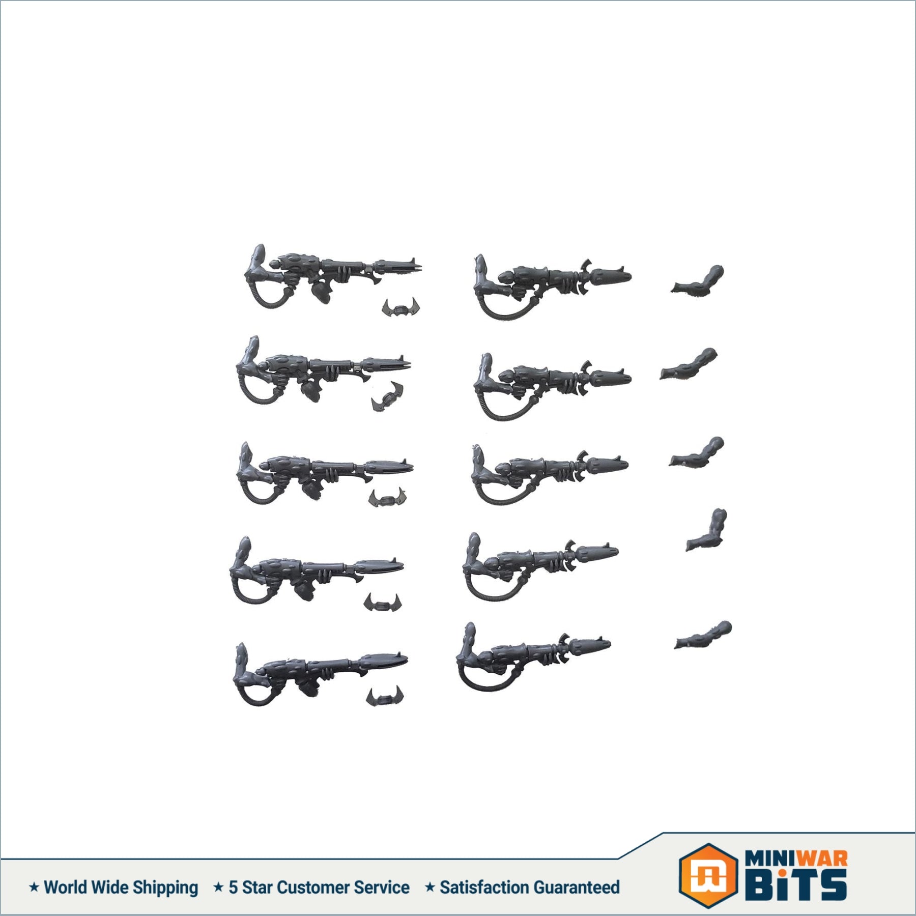 Wraithguard D-Scythe & Wraithcannon w/ Arm Bits - MiniWar Bits